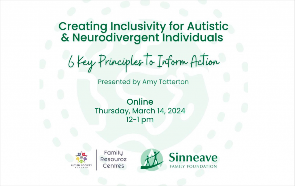 Creating Inclusivity for Autistic & Neurodivergent Individuals: 6 Key Principles to Inform ...